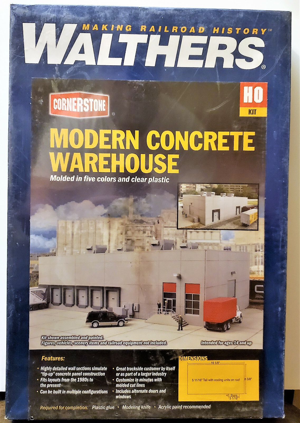 4067 Walthers Cornerstone Modern Concrete Factory Distribution ...