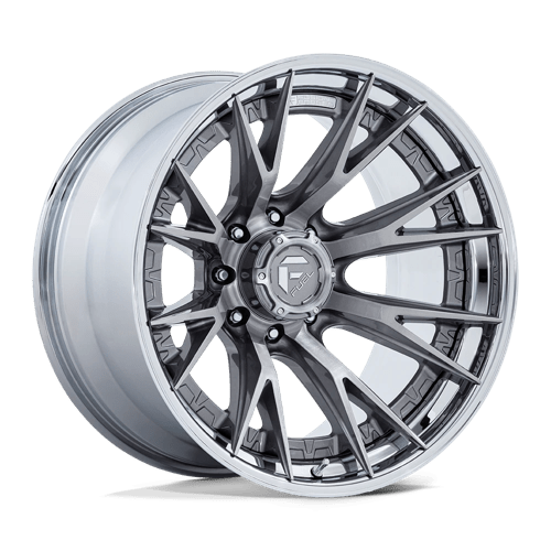 20x10 Fuel Off-Road FC402 Catalyst Platinum With Chrome Lip Wheel 8x170 ...