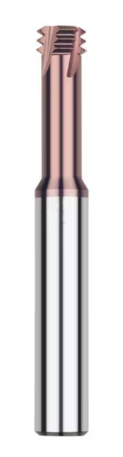 Solid Carbide Thread Mill For Steel M2*P0.4*d1.54*4.5*4D*50L 60° HRC65 ...