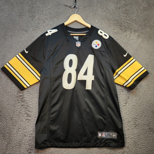 Pittsburgh Steelers Jersey Mens XL Black 84 NFL Football Antonio Brown ...