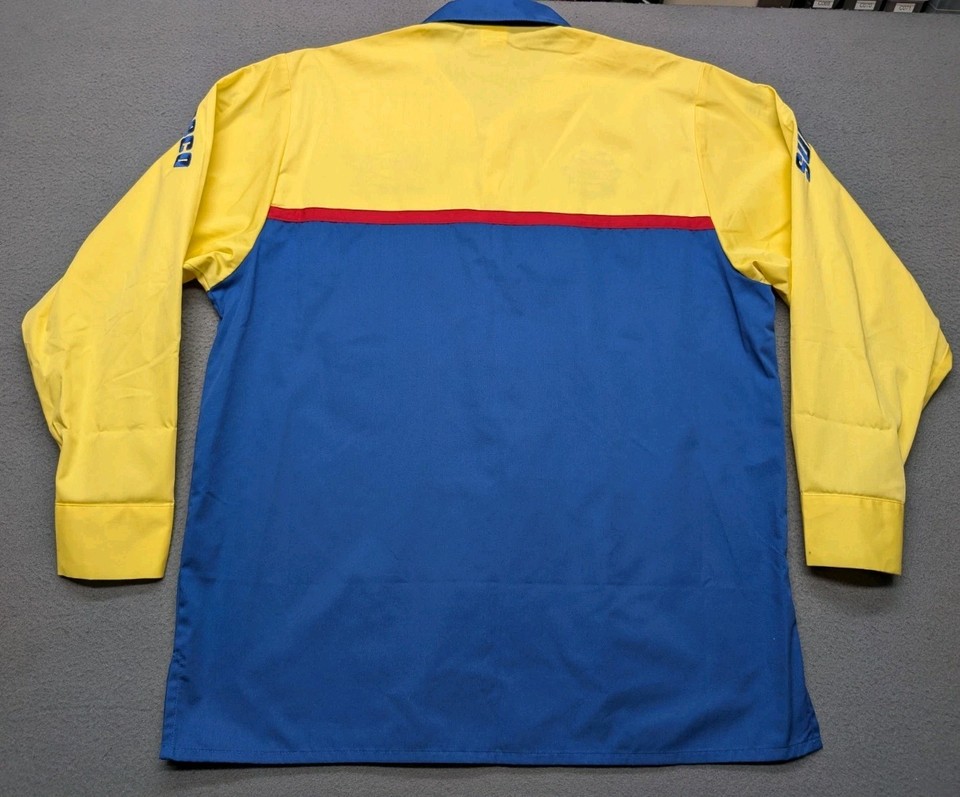 Cintas Sunoco Gas Station Button Up Shirt Men's Medium Employee Nascar ...