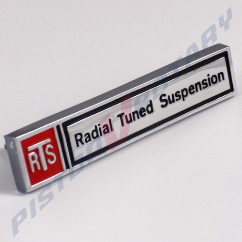 RTS RADIAL TUNED SUSPENSION Boot Lid Badge ,New for Holden VB VC ...