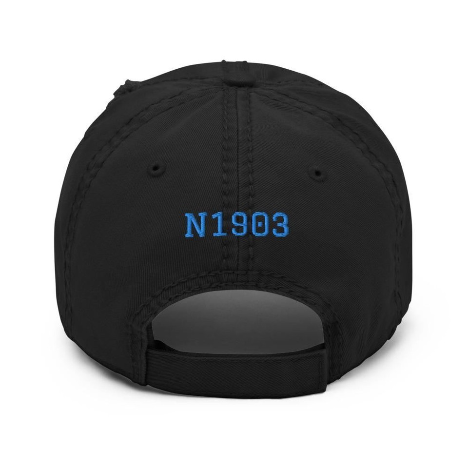 Mooney M20 Airplane Embroidered Distressed Hat AIR35JJ177I7-RG1 - Add ...