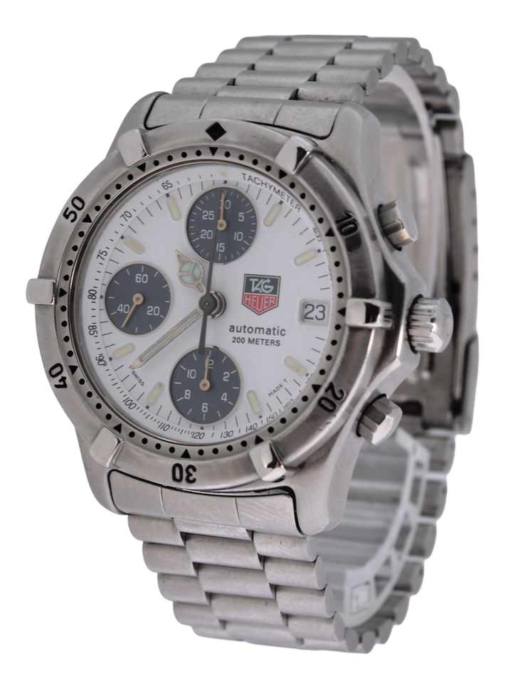 Rare Tag Heuer 2000 Series Men's 38mm Automatic Chronograph 7750 Watch ...