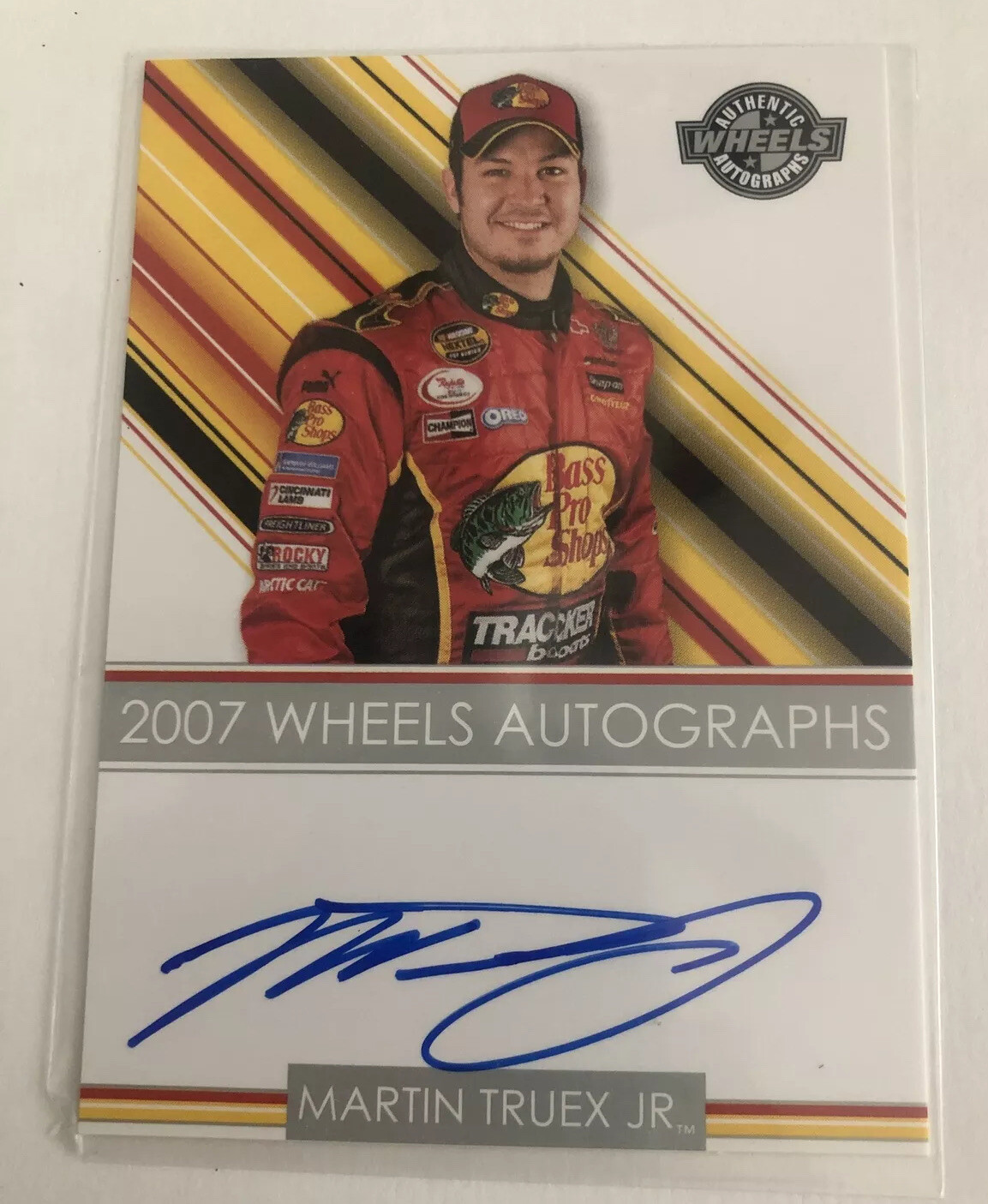 Martin Truex Jr 2007 Wheels Autograph | eBay