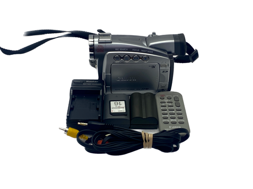 TESTED & WORKS Canon ZR85 MiniDv Digital Camcorder w/ 2 Batteries ...