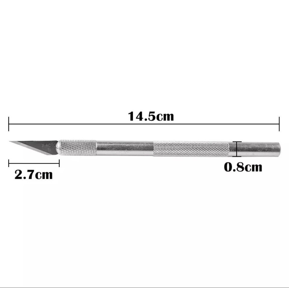 Hobby Exacto Knife X-Acto Set 6x #11 Blades + Handle Craft Tool ...