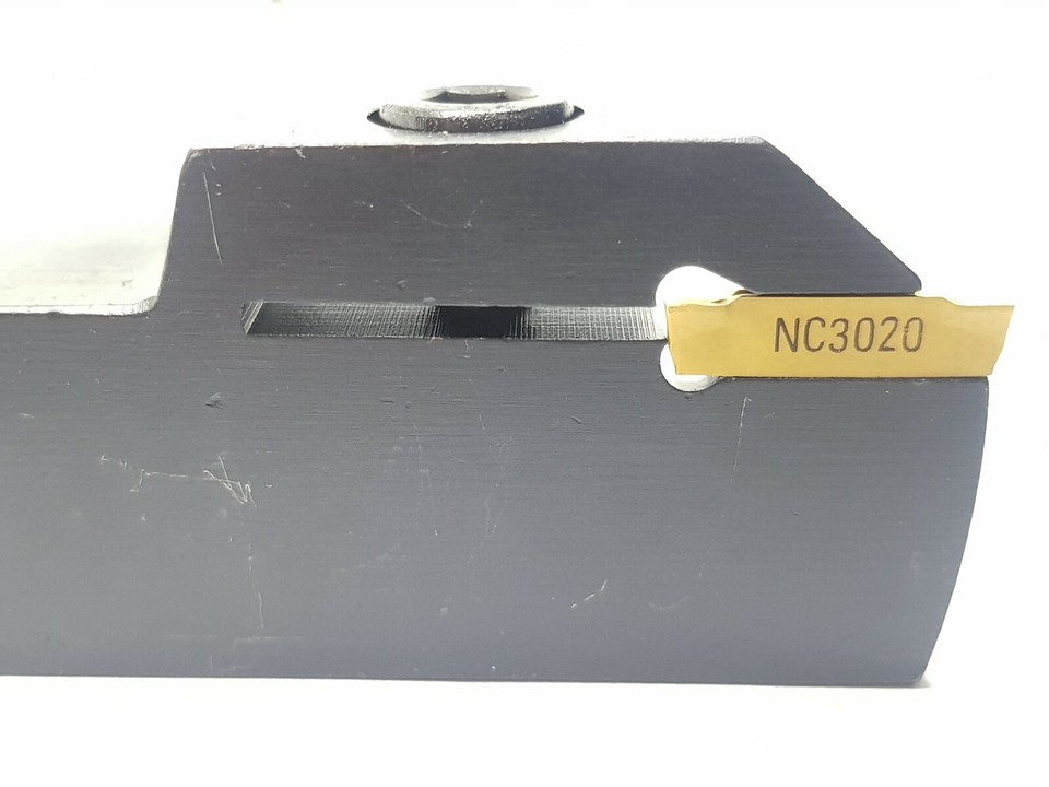 Indexable Parting Off Lathe Tool LEFT HAND 12mm Shank x10 2mm Carbide ...