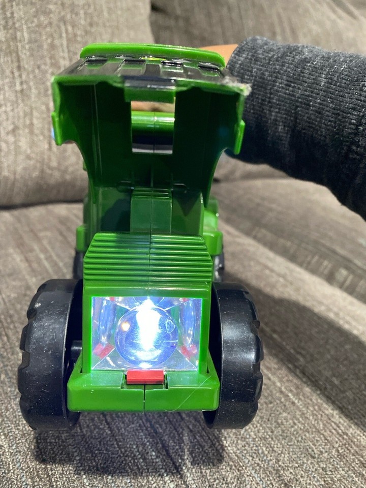 Learning Curve John Deere Tractor Flashlight Toy Light Sounds Pop Up ...
