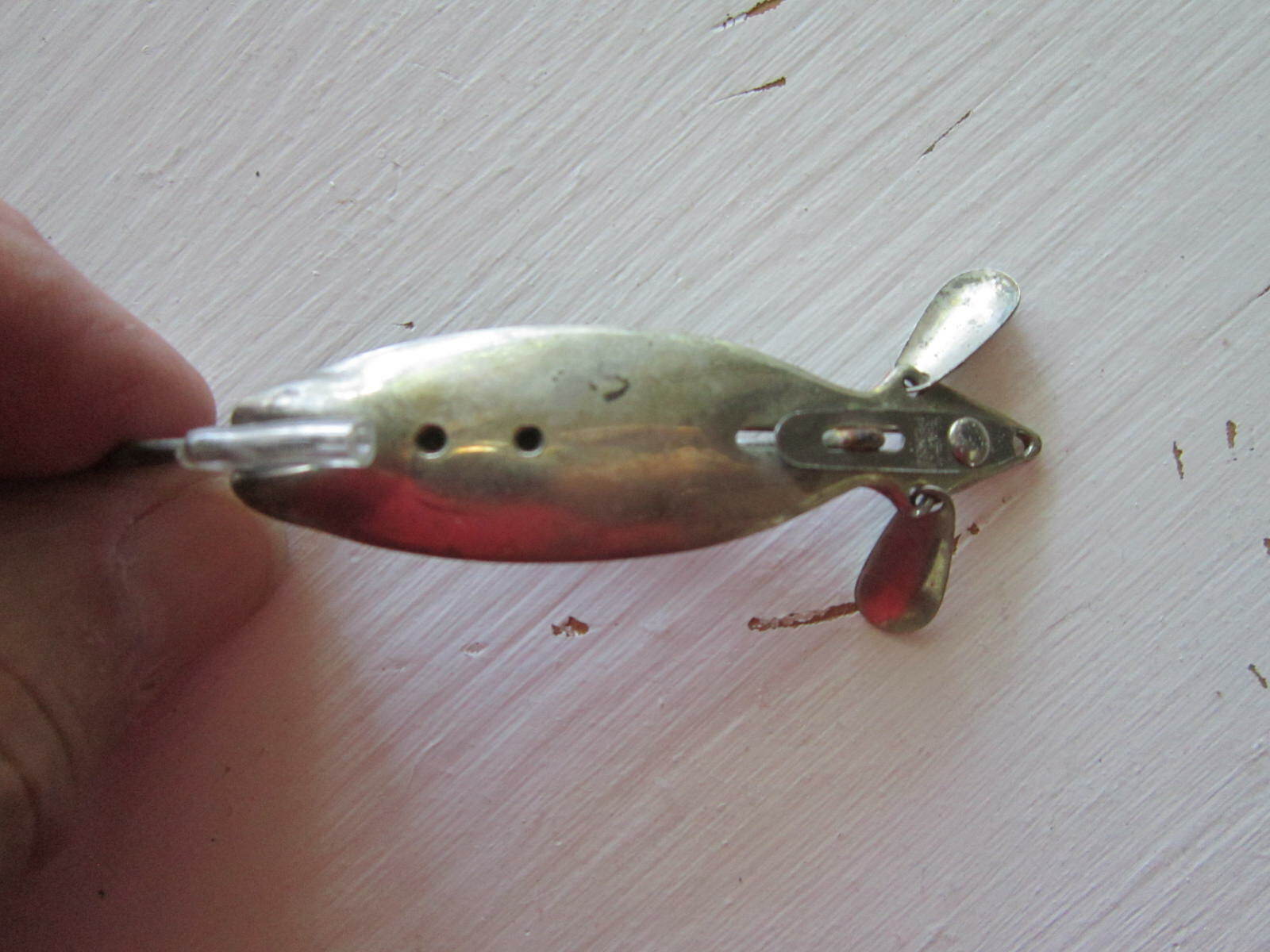 VINTAGE METAL SPRING LOADED SPINNER LURE | eBay