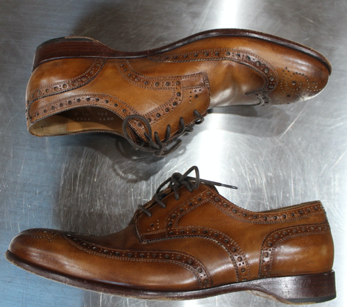 Ralph Lauren Purple Label Men's Brown Wing Tips- Size 8.5D/9 | eBay