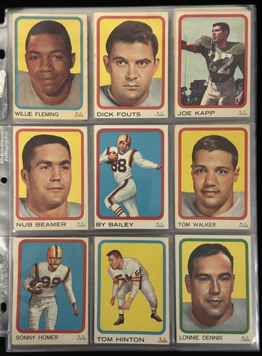 1963 Topps CFL Football Complete Set of 88 w/Checklist - Overall VG to ...