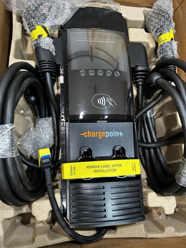 🔴ChargePoint CT4000 Commercial Dual EV Charge Station Head CT4020-HD-GW ...