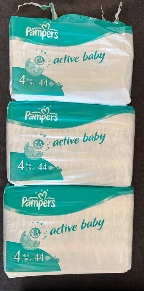Vintage Diapers Nappies Couche Windeln Pampers Active Baby Dry 2010 ...