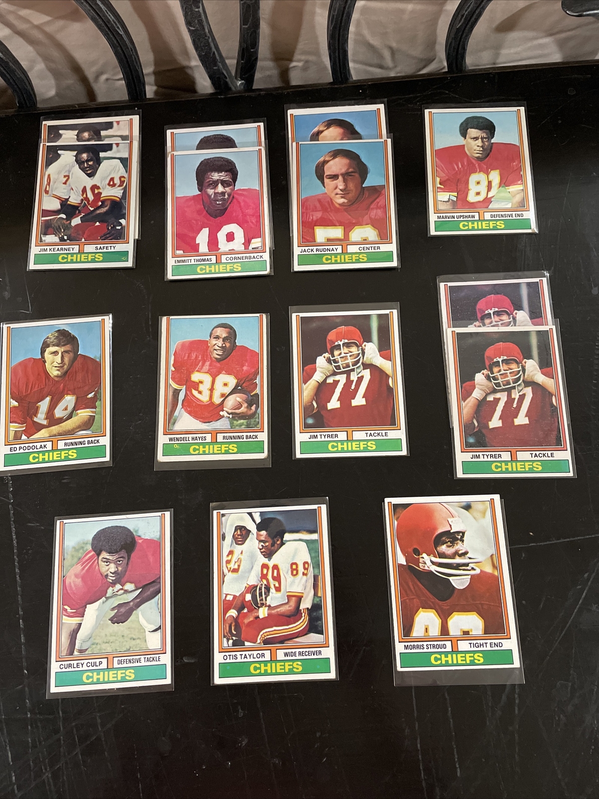 Lot Of 15 Topps 1974 Chiefs Football Cards | eBay