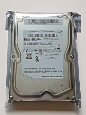 750 GB SATA Samsung Spinpoint F1 HD753LJ 7200rpm 32MB 3.5" Hard Drive ...