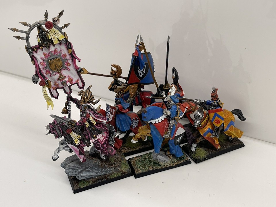 Warhammer Fantasy : Bretonnian Army Fully Painted WFB A0S Lot 5 | eBay