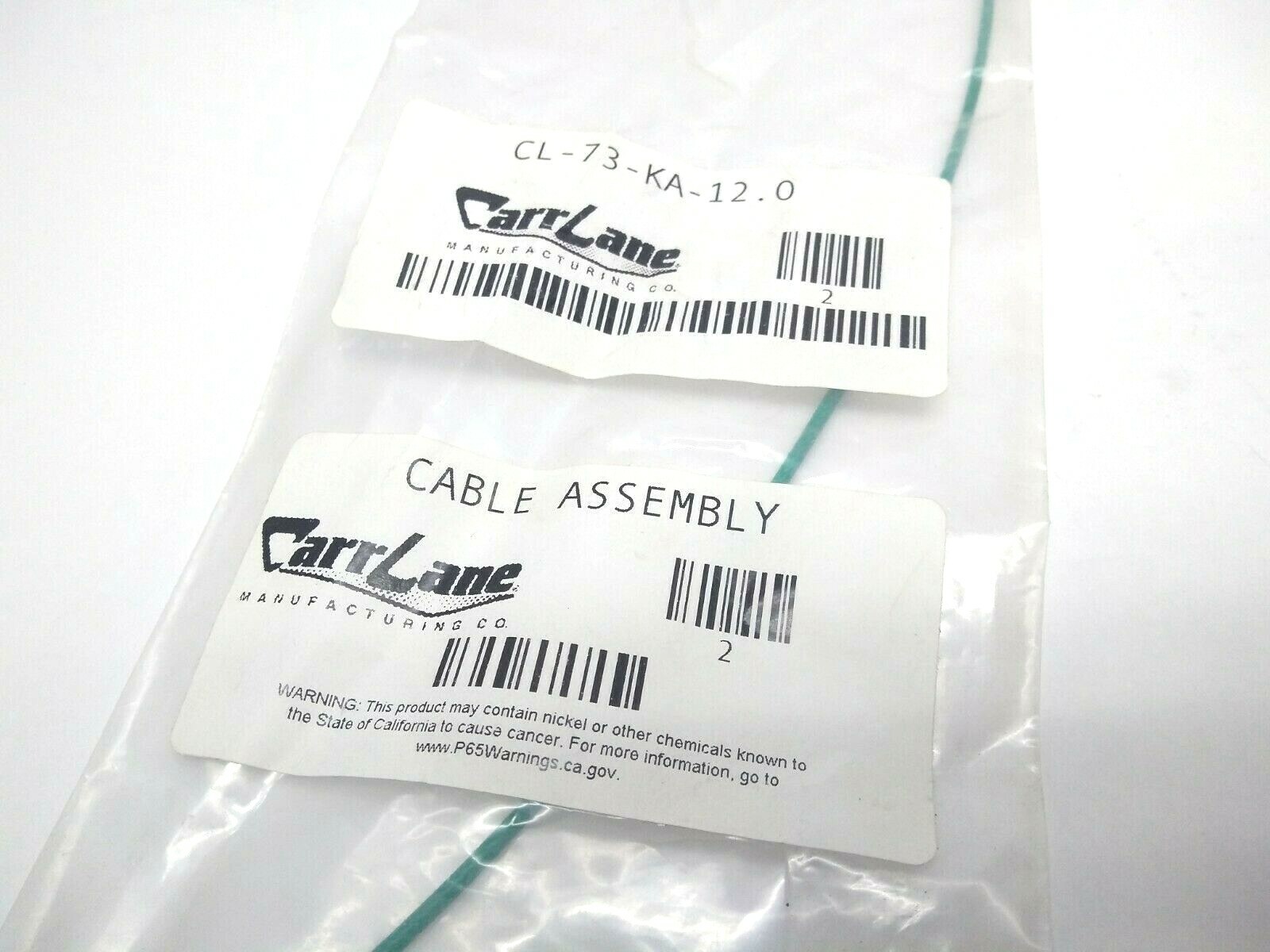 Carr Lane CL-73-KA-12.0 Cable Assembly | eBay