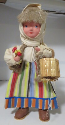 Vintage Hand Made Painted Figurines Doll Krakow Florianska Milenium ...