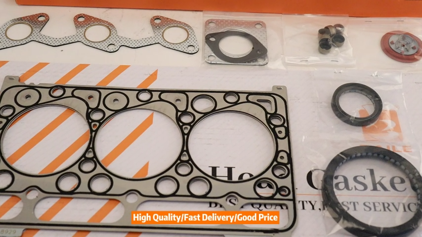 New D1703 Full Gasket Set Kit For Kubota D1703 Engine With Head gasket ...