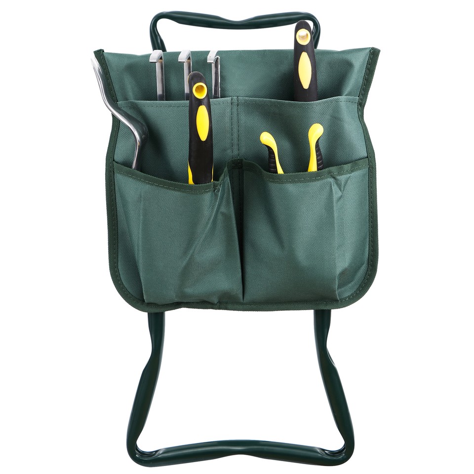 Kneeler Garden Bench Stool Soft Seat Eva Pad Kneeling Tool Pouch ...