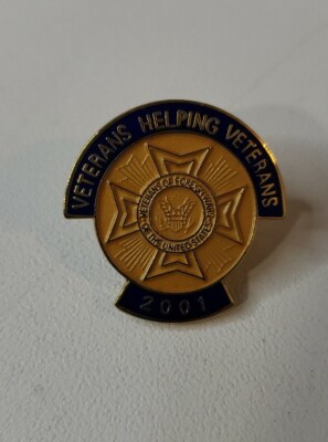 VFW Veterans Helping Veterans 2001 Lapel Pin | eBay