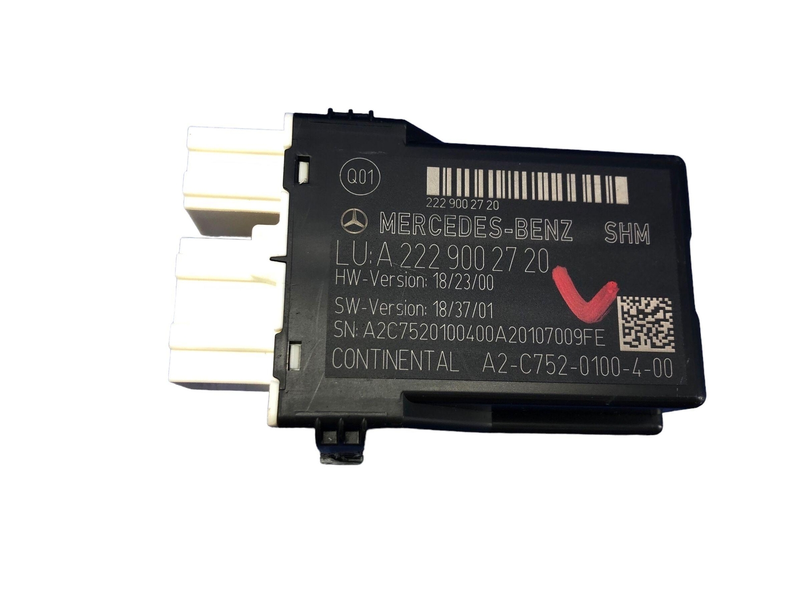 2018-2020 MERCEDES S560 OEM FRONT LEFT SEAT HEATER CONTROL MODULE ...