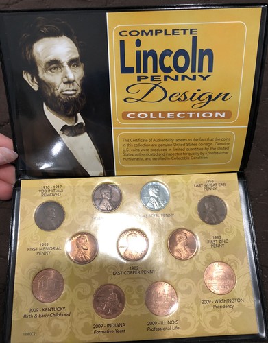 American Coin Treasures Complete Lincoln Penny Design Collection | eBay