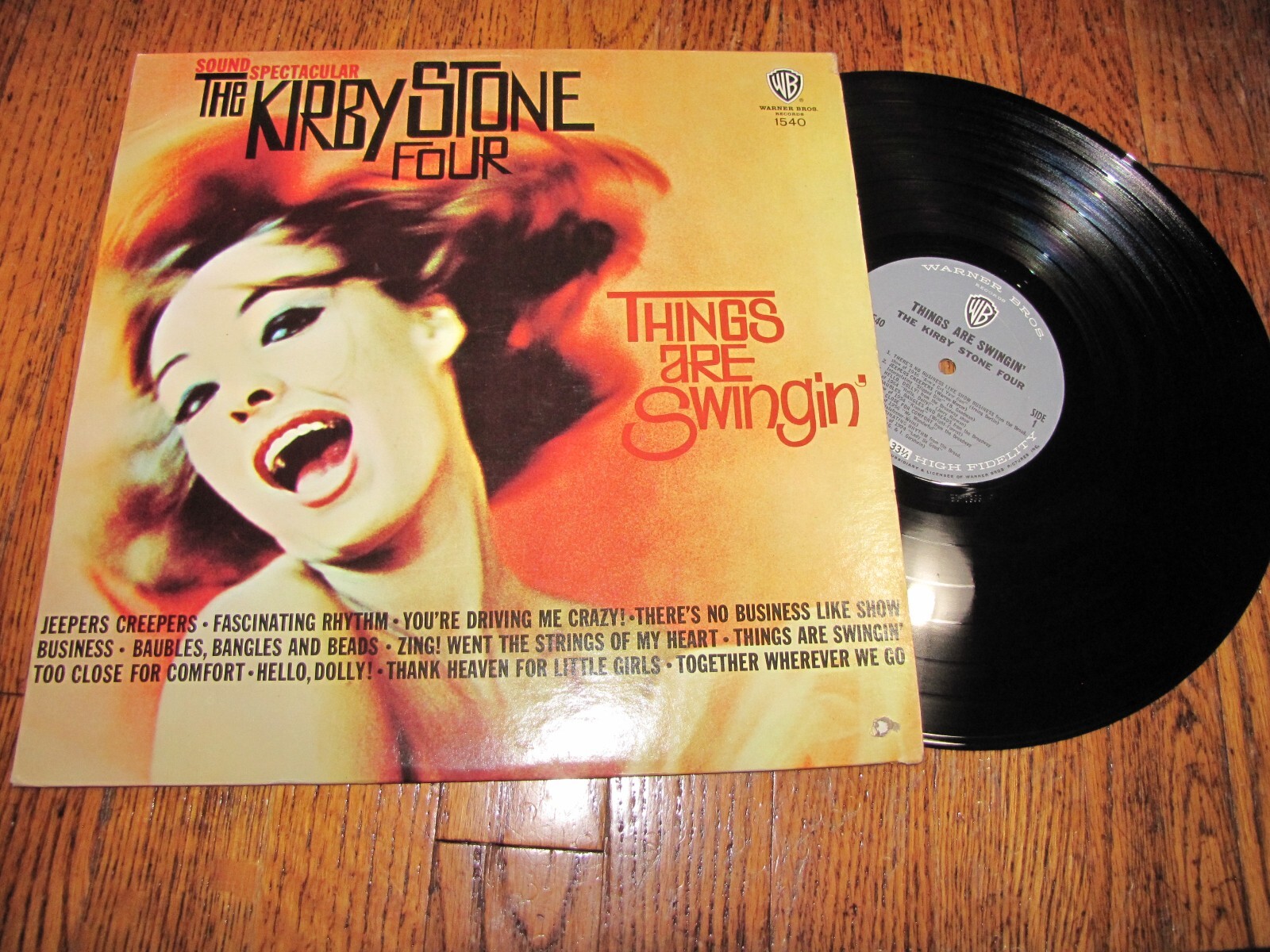 THE KIRBY STONE FOUR - THINGS ARE SWINGIN' - WARNER BROS RECORDS 1540 ...