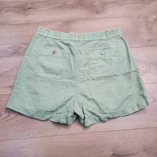 Gap Shorts Womens 16 Green Linen Blend Normcore Summertime Preppy ...