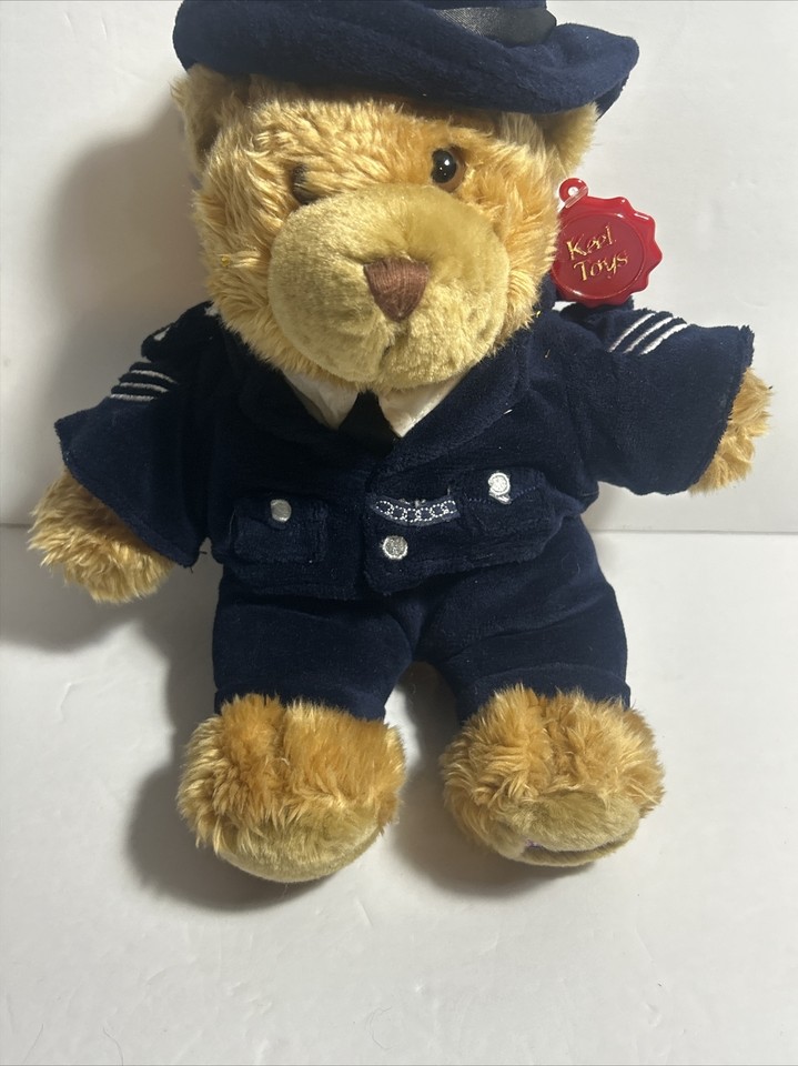 Keel Toy Teddy Bear Bobby English Policeman ER Soft Stuffed Animal ...