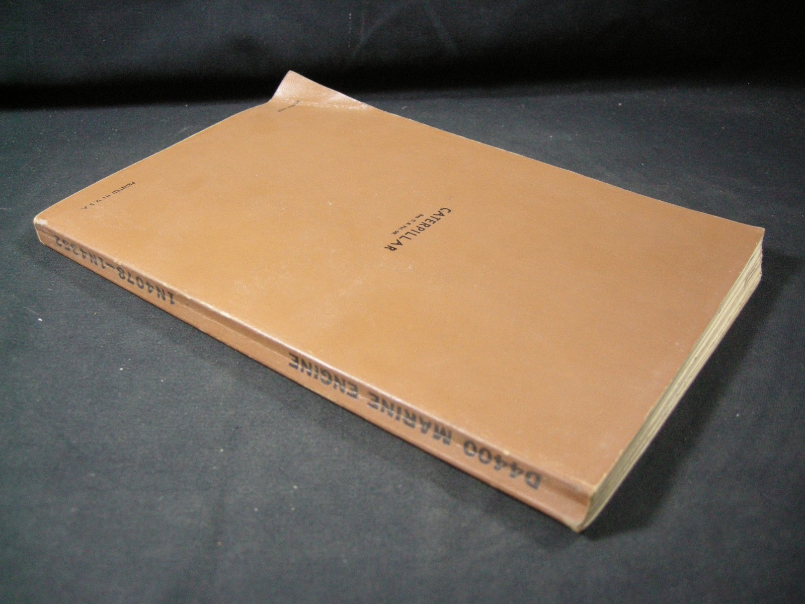 Caterpillar CAT D4400 Marine Engine Parts Manual Book S/N 1N4078 to ...