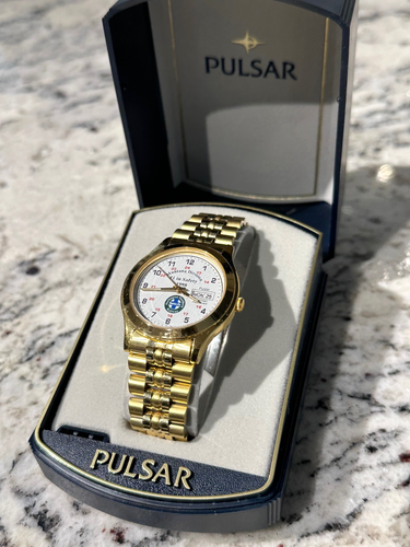 PULSAR V733 X001 Railroad Approved Men's Quartz Wristwatch Day Date ...