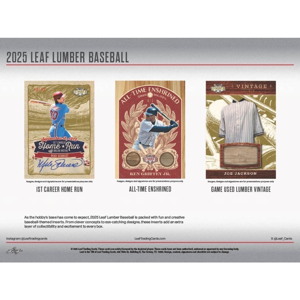 SAMMY SOSA 2025 Leaf LUMBER BB 1 case 10 box break B | eBay