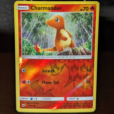 Charmander 18/147 NM Reverse Holo Burning Shadows Near Mint Pokemon Card raining | eBay