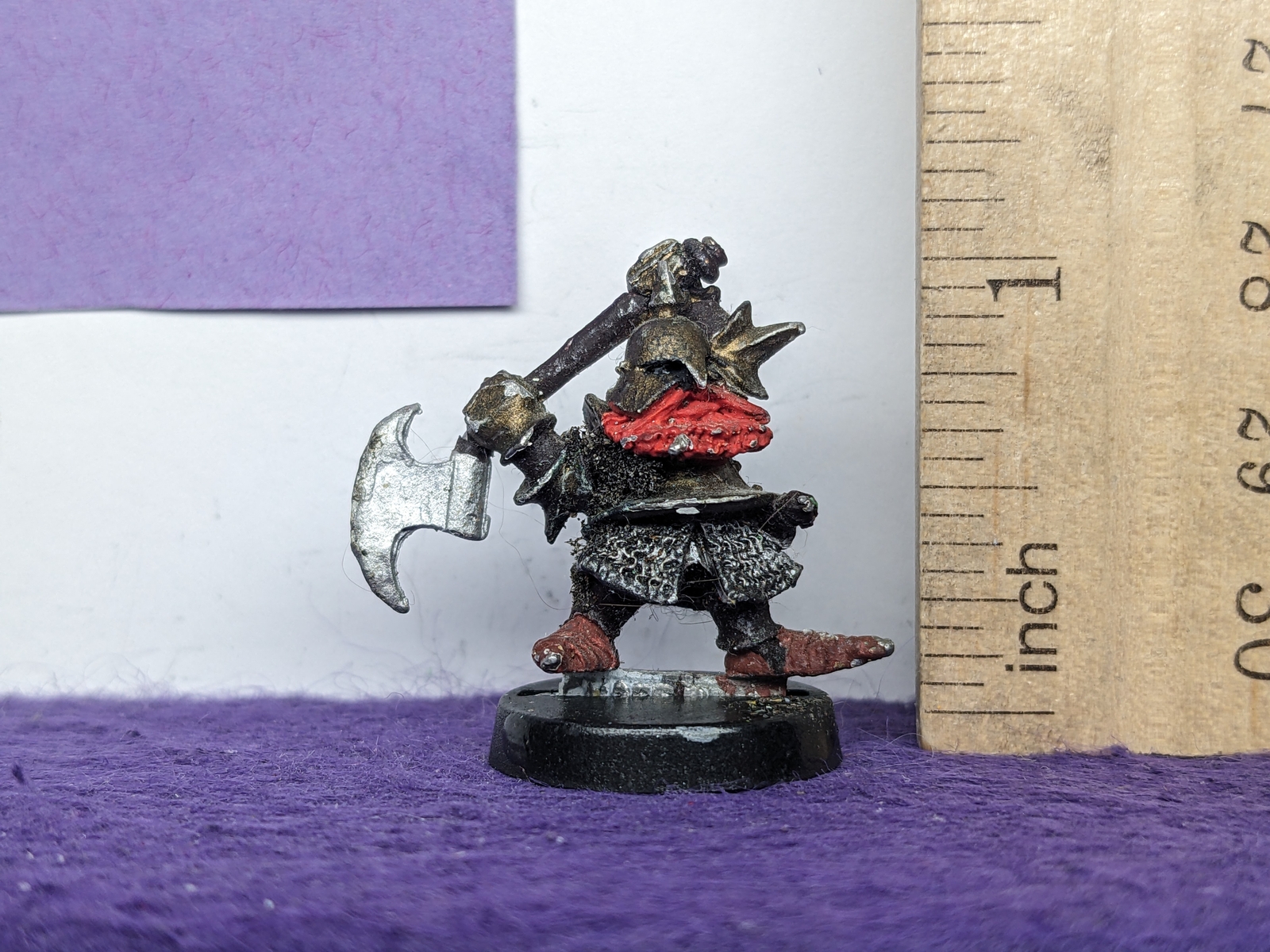 Citadel Chaos Dwarf Axe 7 073265 1 Metal Miniature Fantasy | eBay