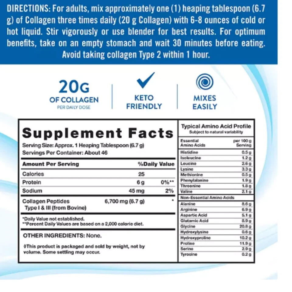 Nature's Truth Ultra Collagen Powder 11 oz. FREE SHIPPING | eBay