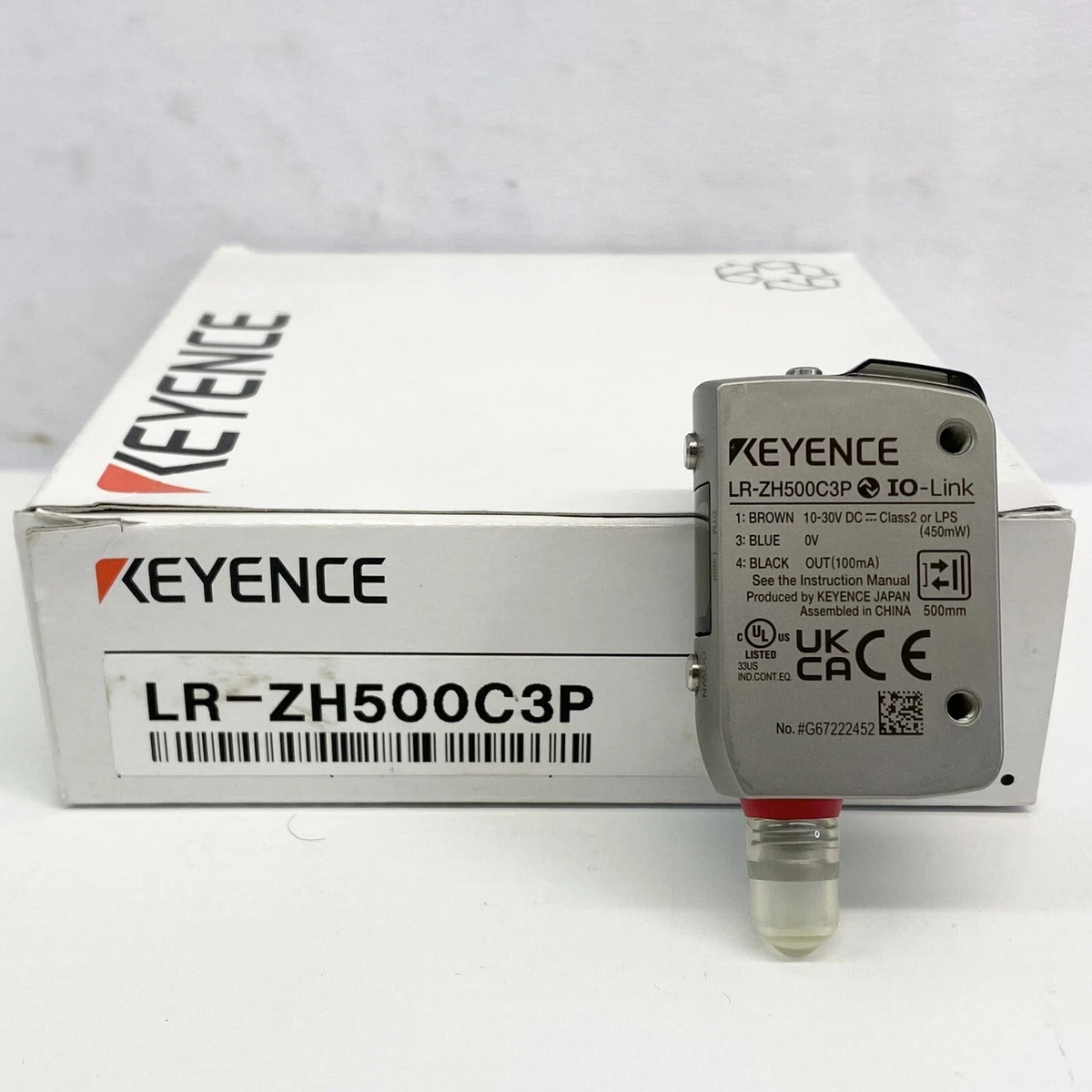 Keyence LR-ZH500C3P Self-contained CMOS Laser Sensor, 51% OFF