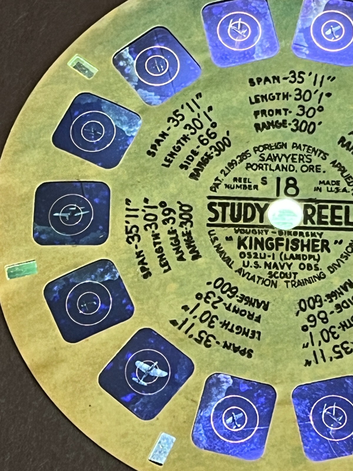 View Master Study Reel s18 US Naval Aviation Training Division ...