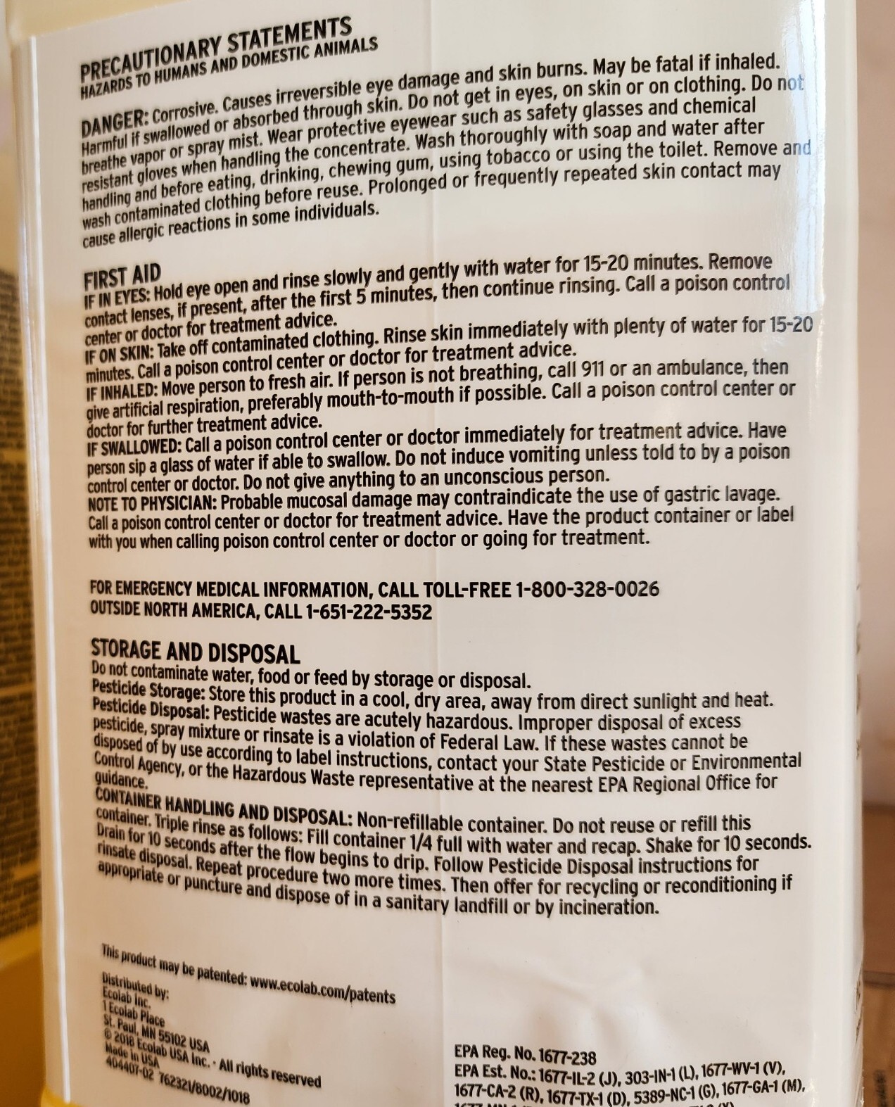 KAY Peroxide Multi Surface Cleaner Disinfectant 2 gallons 1110387 ...