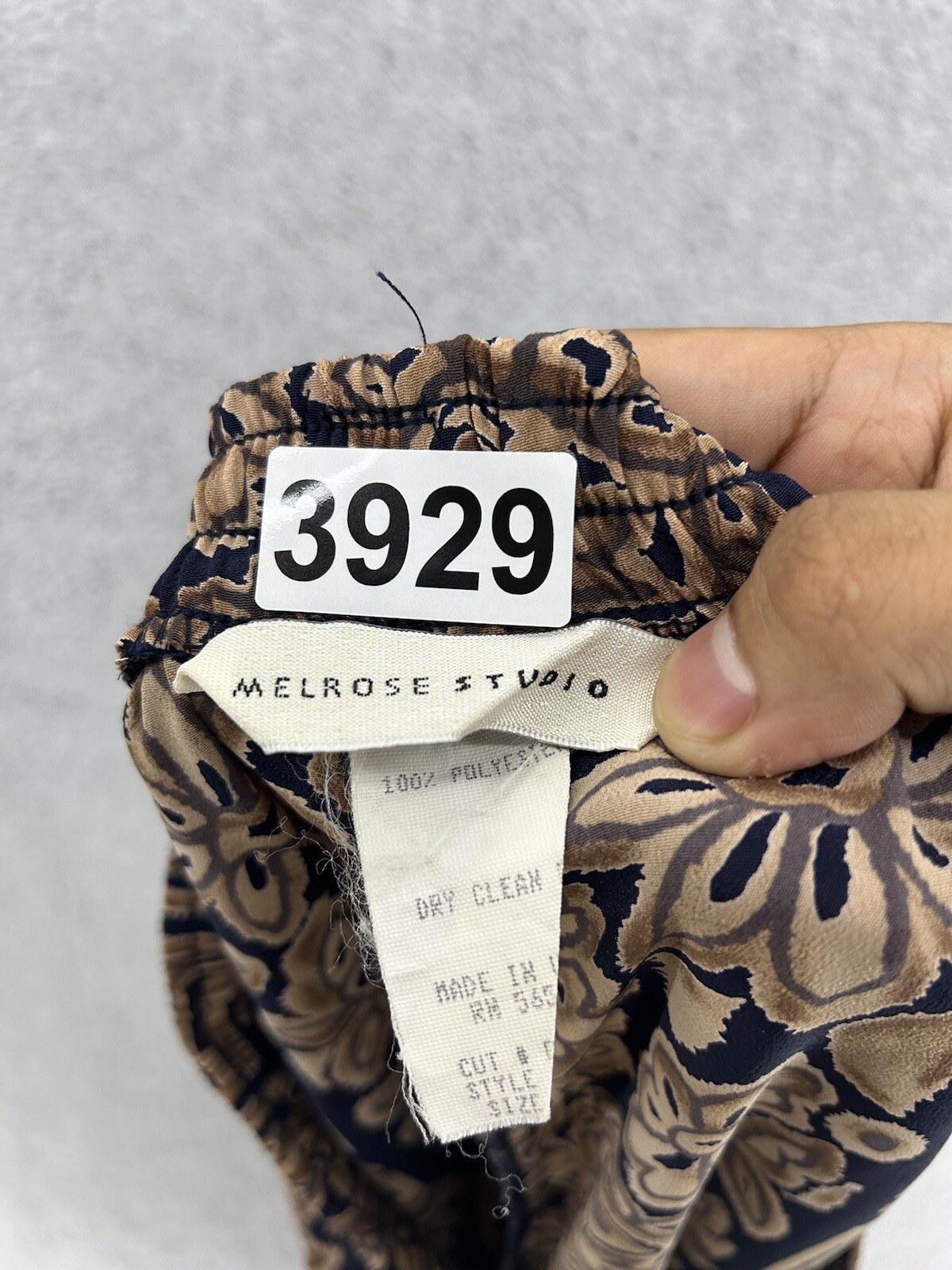 Melrose Studio Women's Pull On Pants Tribal Print Large Drawstring ...