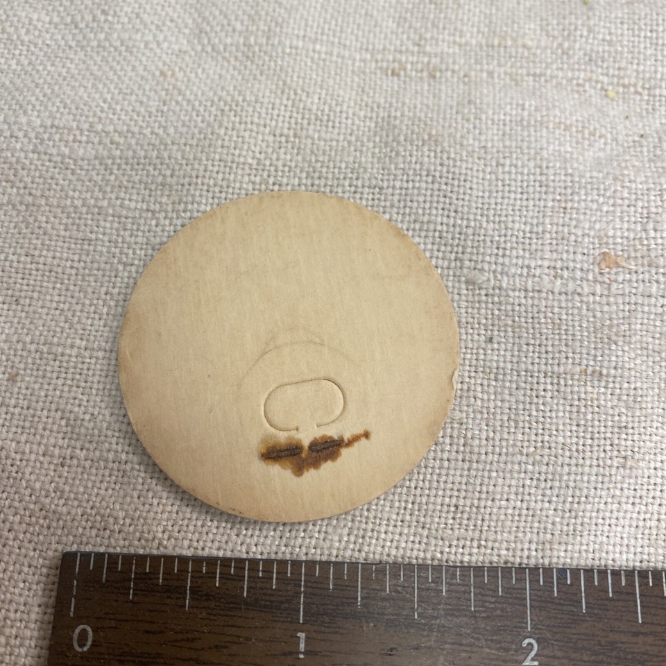 Vtg ANTIQUE Milk Bottle Cap POG - Congratulations TAMPER PROOF Sanitary ...