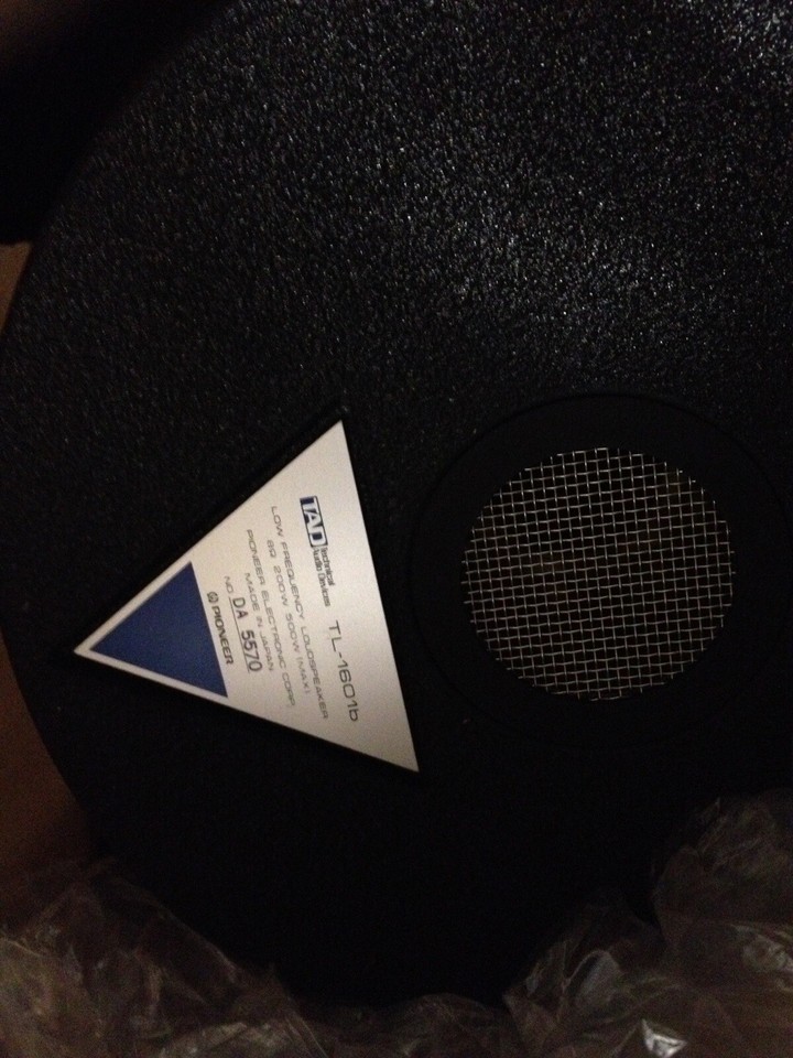 Pioneer/TAD 2401. Custom, 42” Monitor Speaker System. Wood Horn. W ...