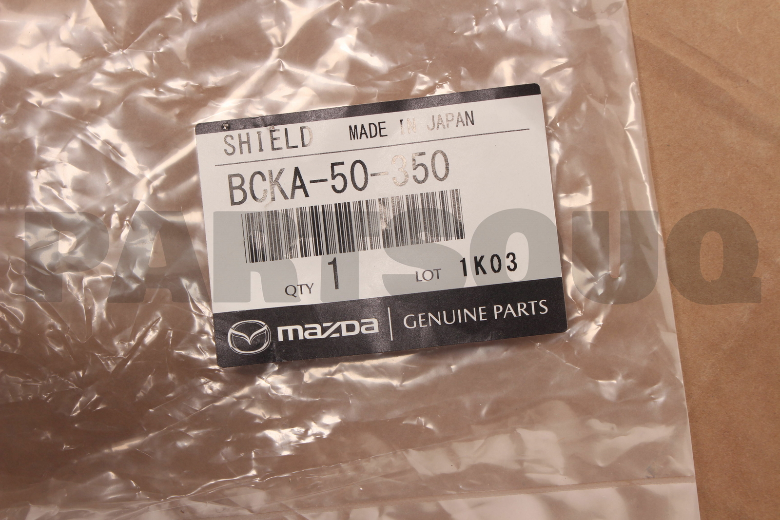 BCKA50350 Genuine Mazda SHIELD(L),SPLASH-R.B BCKA-50-350 | eBay