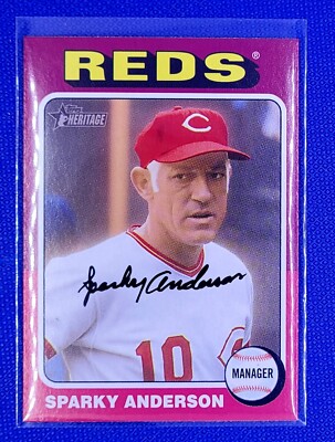 2024 Topps Heritage Sparky Anderson #111 Cincinnati Reds Manager | eBay