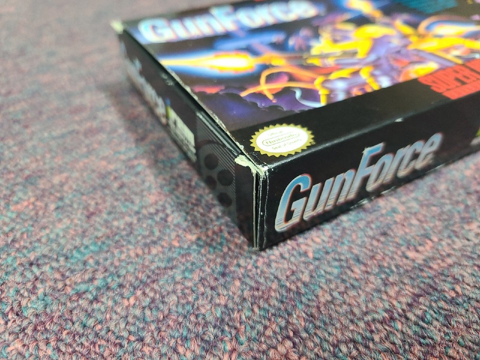 GunForce (Super Nintendo) SNES (Complete in Box)W/Reg.Card,Poster ...