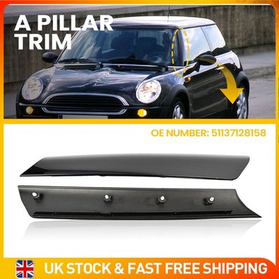 51137128158 For MINI Right Driver Side OS Window Pillar Trim Column ...