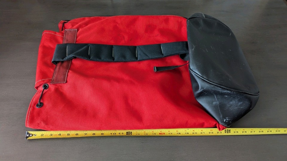 Marlboro Unlimited Gear Red and Black Top Load Army Duffle Bag 30” X 20 ...