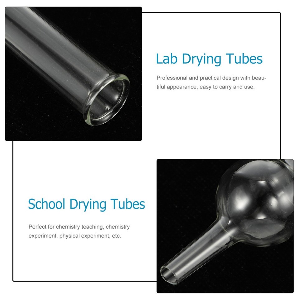 5pcs Glass Single-ball Drying Tubes Chemical Experiment Equipment ...