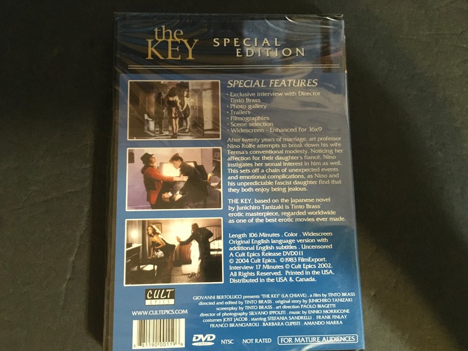 The Key Special Edition Brand New Tinto Brass, Stefania Sandrelli ...